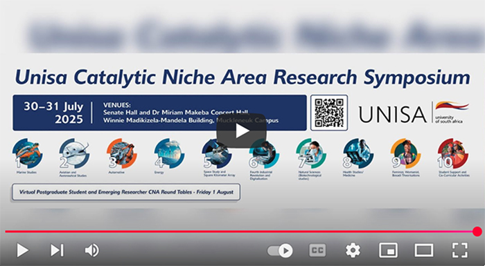 Escalating the operationalisation of Unisa's catalytic niche areas